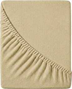 Froté prostěradlo EXCLUSIVE krémové 90 x 200 cm