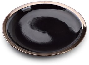 Porcelánový talíř Cal 20 cm černý