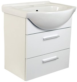 Comodo Koupelnová skříňka s keramickým umyvadlem Aspire W 50