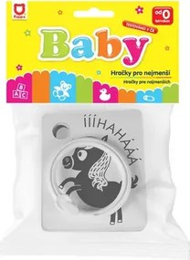RAPPA Kontrastní kartičky černobílé / 9 ks / Poznávací hračka / S krou