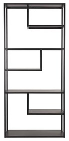 LABEL51 Kovová knihovna LOFT černá Color: Black SL-51.020