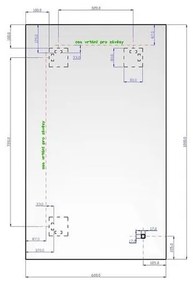 Amirro Ambiente Zrcadlo 100 x 60 cm s LED podsvícením s dotykovým senzorem, 411-156