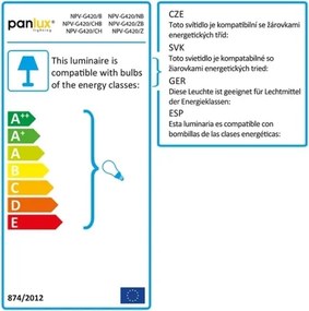 Bodové nábytkové svítidlo Panlux NPV-G420/CH 12V G4 chrom lesklý