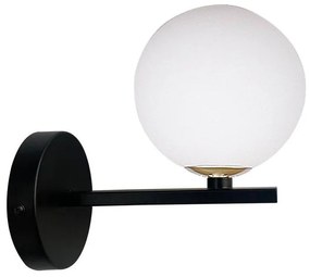 Černé nástěnné svítidlo Kama – Candellux Lighting