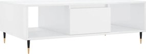vidaXL Konferenční stolek 104 x 60 x 35 cm kompozitní dřevo [827078] Barva: Bílá