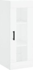 vidaXL Skříň highboard 34,5 x 34 x 180 cm kompozitní dřevo [3199433] Barva: Bílá