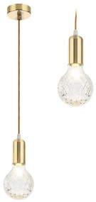 Toolight - závěsná lampa Retro Gold G9 APP649-1CP, zlatá, OSW-08160