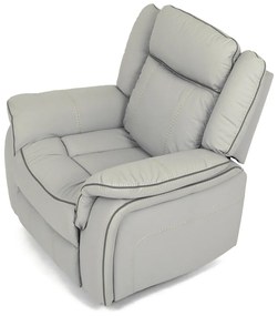 AUTRONIC TV a relaxační křeslo s elektrickým ovládáním, potah ekokůže v odstínu lanýž TV-4119 LAN