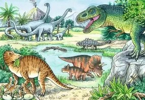 Ravensburger Dinosauři - 2x24 dílků / od 4 let