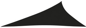 vidaXL Stínící plachta oxfordská látka trojúhelníková 4x5x6,4 m černá