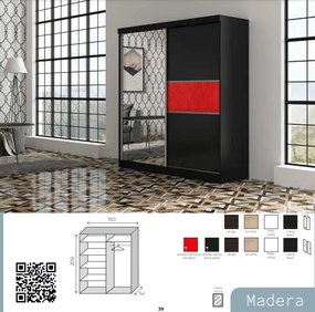 Arkos Šatní skříň Madera Kombinace barev: Wenga + wenga