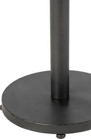 Odkládací stolek TOLVIX Ø 48 cm, černý