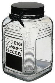 Altom Skleněná dóza Home Sweet Home, 1000 ml