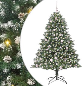 Umělý vánoční stromeček Zelená 180 cm PVC, plast a ocel 3395235