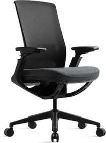 Office Pro Kancelářská ergonomická židle ROLY BLACK - síťovina Černá