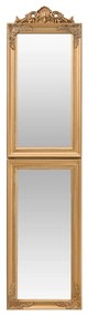 Volně stojící zrcadlo zlaté 45 x 180 cm - Default Title