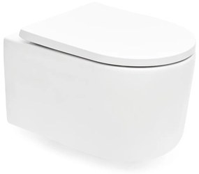 WC s prkénkem softclose závěsné SAT bílé vírové SAT72010RTORP