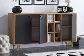 Designová komoda Cadilyn 140 cm černá