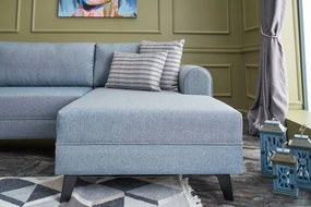 Atelier del Sofa Rohová sedací souprava Belen - Blue, Modrá