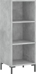 Skříň highboard betonově šedá 34,5x34x180 cm kompozitní dřevo 3198981