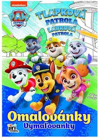 Omalovánky Tlapková patrola se samolepkami A4