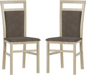 Casarredo - Komfort nábytek Dřevěná jídelní židle LUSIA 101 sonoma, (2ks)
