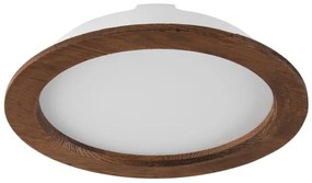 LED Podhledové svítidlo WOODY SPOT LED/23,5W/230V 4000K třešeň pr. 23,5 cm