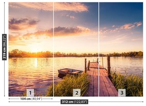 Fototapeta Jezero Sun. 104x70