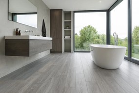 Beauflor, PVC podlaha - lino Ambient Havanna Oak 991M - dub, na míru, šíře 4m, šedá, bez podkladu, chodba / předsíň