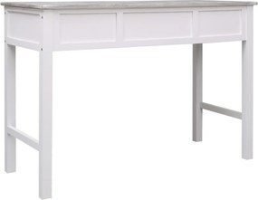 Psací stůl šedý 110 x 45 x 76 cm dřevo 284153