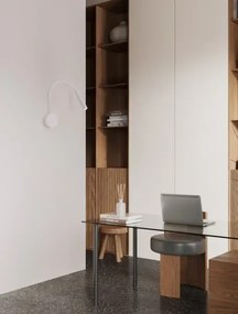 LED bílé nástěnné svítidlo Sonica