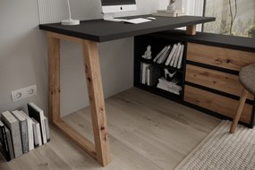 ADRK Furniture Rohový stůl Iwo II