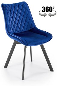 Halmar jídelní židle K520 barevné provedení: modrá