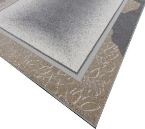 BE Koberec Siesta 1151 BEIGE GREY - šedý obdélníkový Rozměr: 50x80 cm