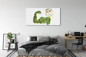 akrylový obraz Znak se zeleninou 140x70 cm