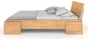 Buková postel Argento - zvýšená   ,  180x200 cm
