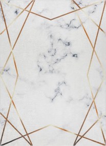 Kusový koberec ANDRE Marble 1220, 80x150, biela, chodba / predsieň, Dywany Łuszczów