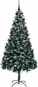 Umělý vánoční stromeček Zelená 210 cm PVC, ocel a plast 3396274