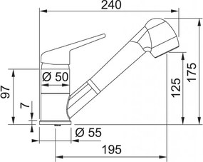 Franke FC 9547.085 pískový melír 115.0470.665