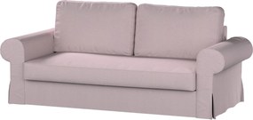 Potah na pohovku IKEA Backabro,  3-místná, rozkládací barva růžová látka pletený vzor