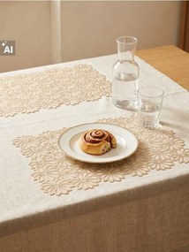 Sinsay - Sada květinových prostírání na stůl 2 pack - zlatá
