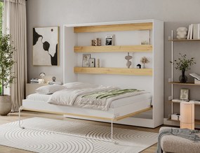 Devesto Sklápěcí postel Horizontální 160 Dub Artisan