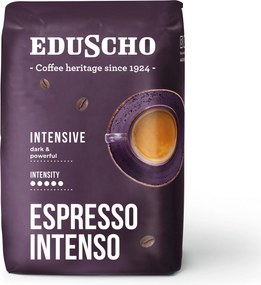 Eduscho Espresso Intenso - 500 g zrnkové kávy - Intenzita: 5/5