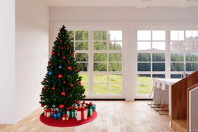 Vopi koberce Vánoční kusový koberec Eton červený kruh - 120x120 (průměr) kruh cm