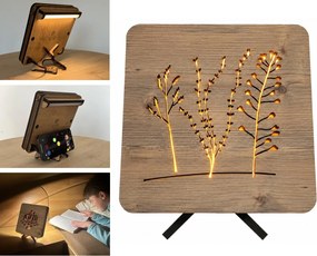 Li-Go "Kokoška" lampa 19x19 cm provedení povrchu: jedle