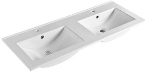 Mereo Mereo, Mailo, koupelnová skříňka s keramickým umyvadlem 121 cm, chrom madlo, CN528