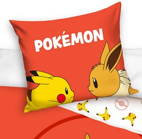 Dětské povlečení Pokémon Eeve a Pikachu