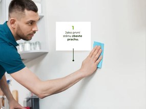Vinylová nástěnná tapeta LESNÍ ZVÍŘATA do dětského pokojíčku