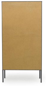 Skříňka nuo 76 x 152 cm šedá MUZZA