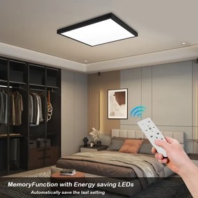 Brilagi-LED Stmívatelné koupelnové svítidlo FRAME SMART LED/50W/230V IP44 čer+DO